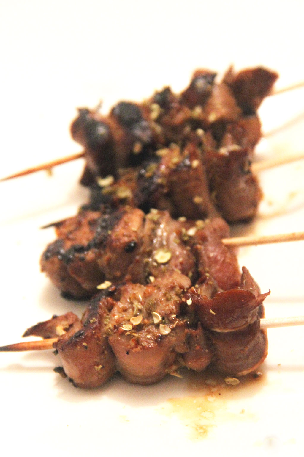 Yakitori de canard au poivre sansho - Not parisienne