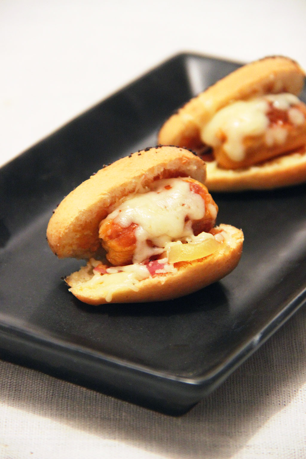 3 variantes de mini hot-dogs - Not parisienne