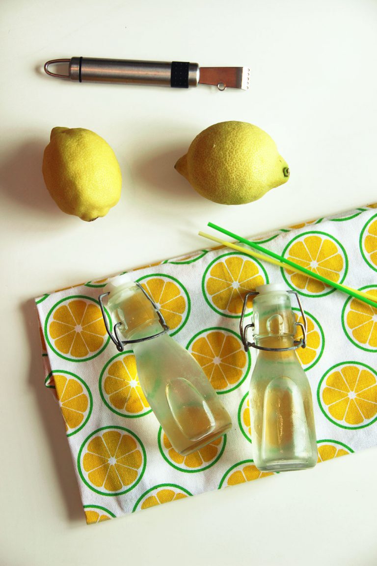 Sirop de citron maison - Not parisienne