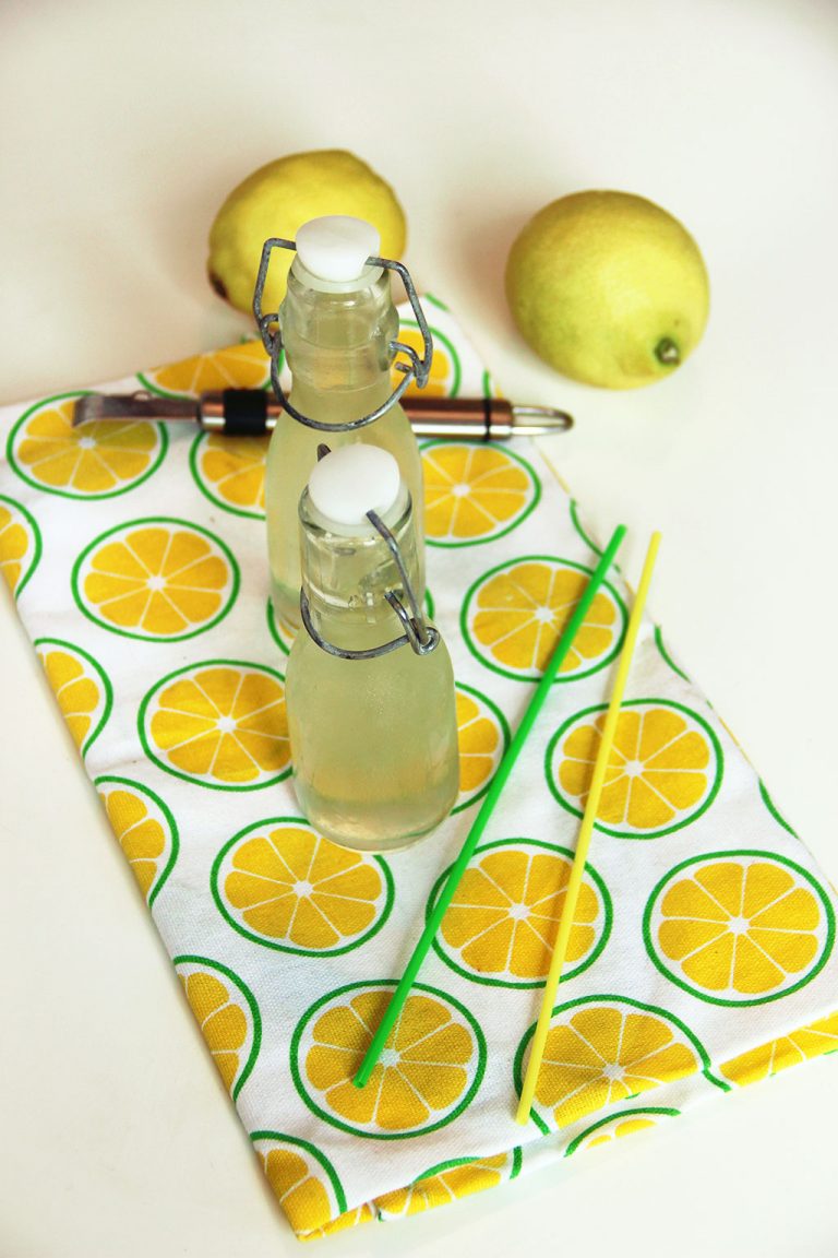 Sirop de citron maison - Not parisienne