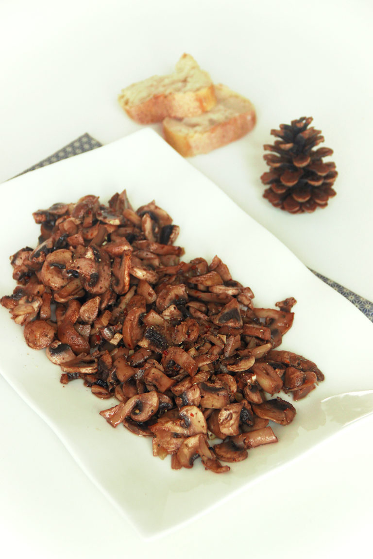 Champignons rôtis au vinaigre balsamique - Not parisienne