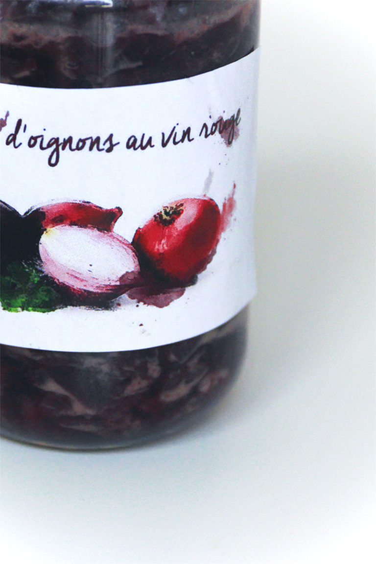 Confit d'oignons rouges au vin rouge - Not parisienne