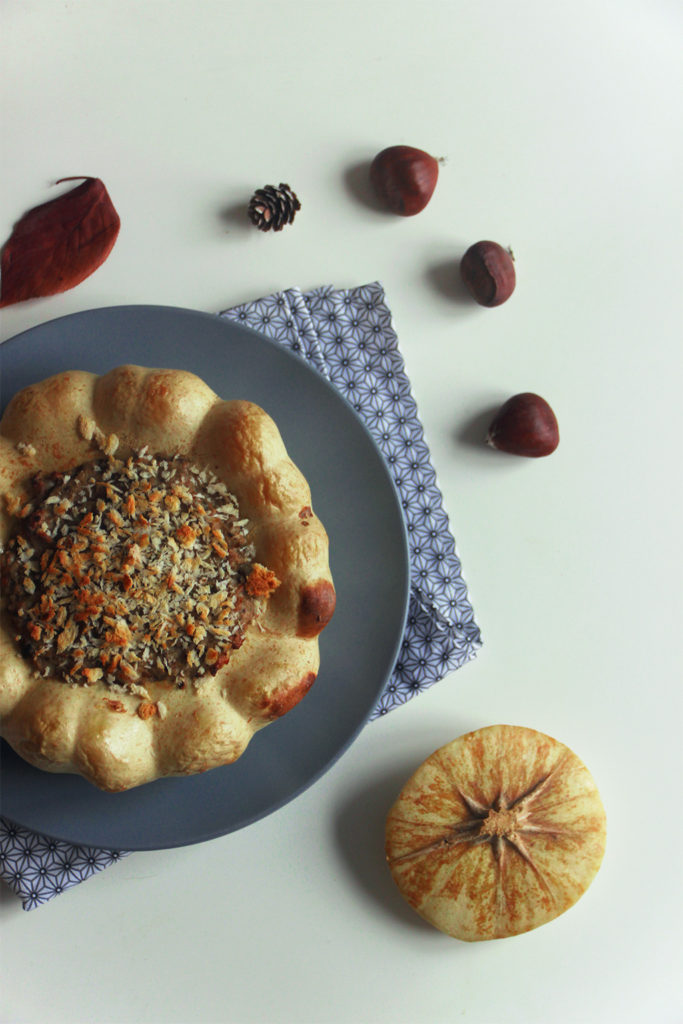 Pâtisson farci aux champignons et comté - Not parisienne