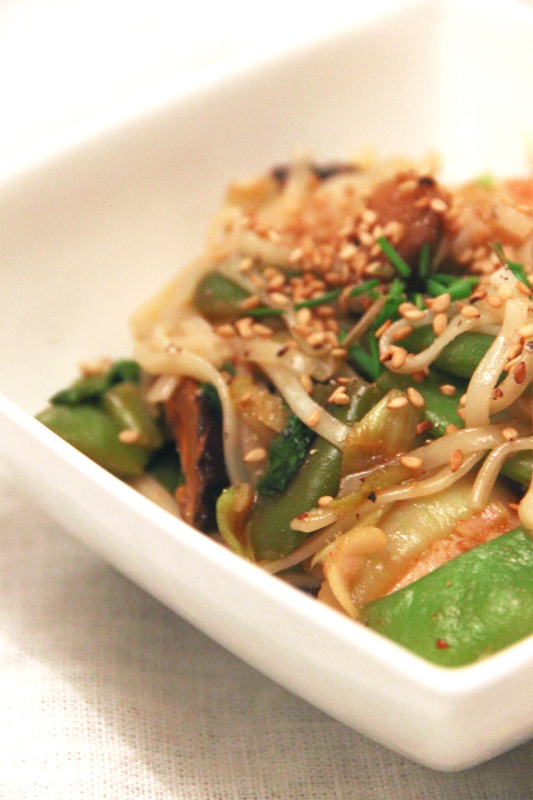 Udon sautées au pak-choi - Not parisienne