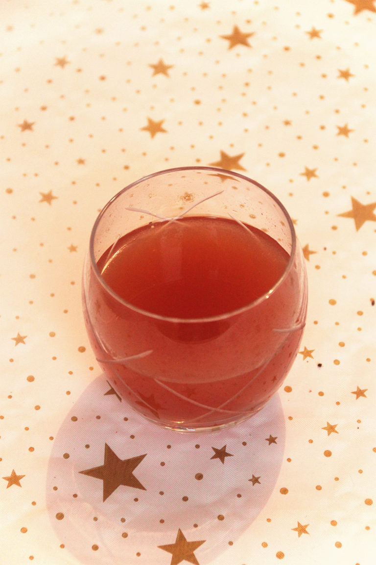 Cocktail aux fraises et au muscat - Not parisienne