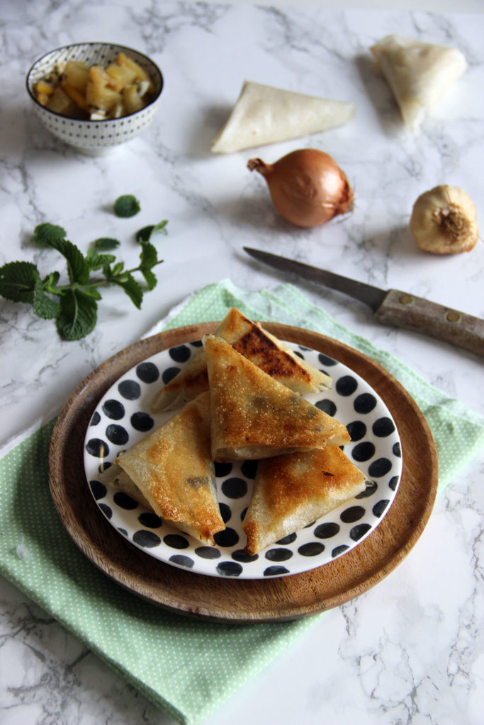 Bricks à la courgette, mozzarella et câpres - Not parisienne