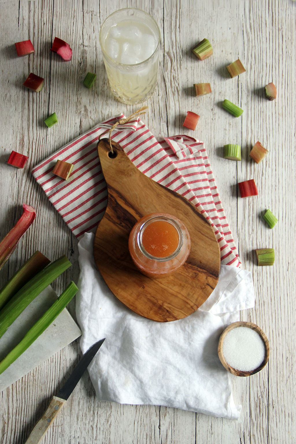 Sirop de rhubarbe - Not parisienne