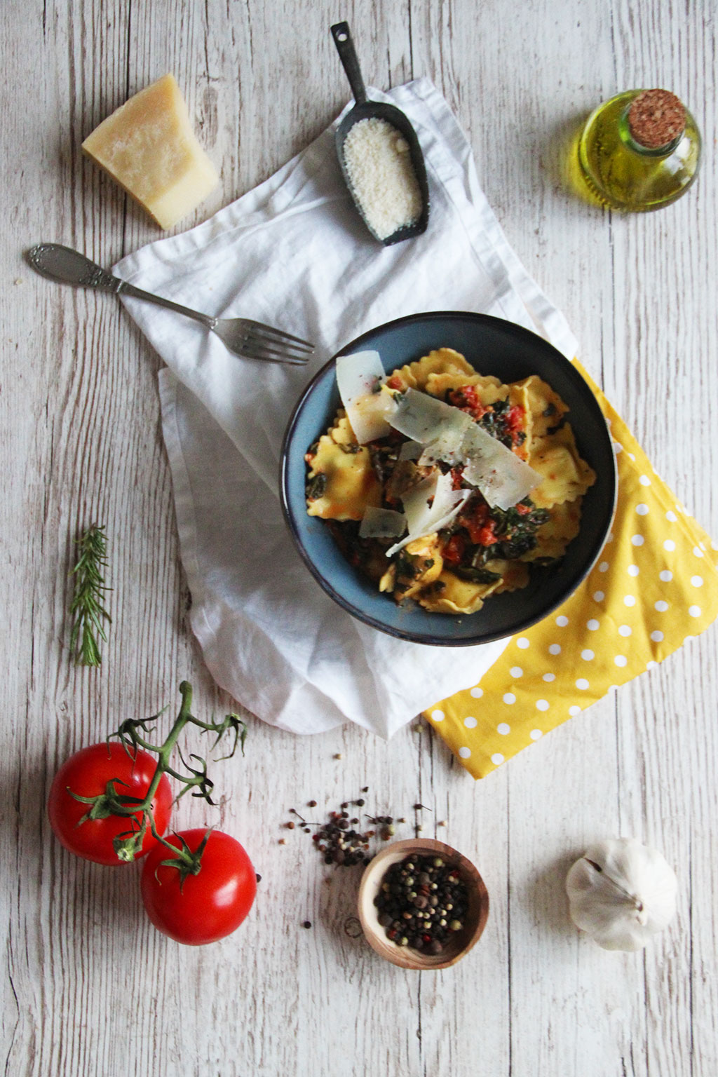Raviolis aux blettes et parmesan - Not parisienne