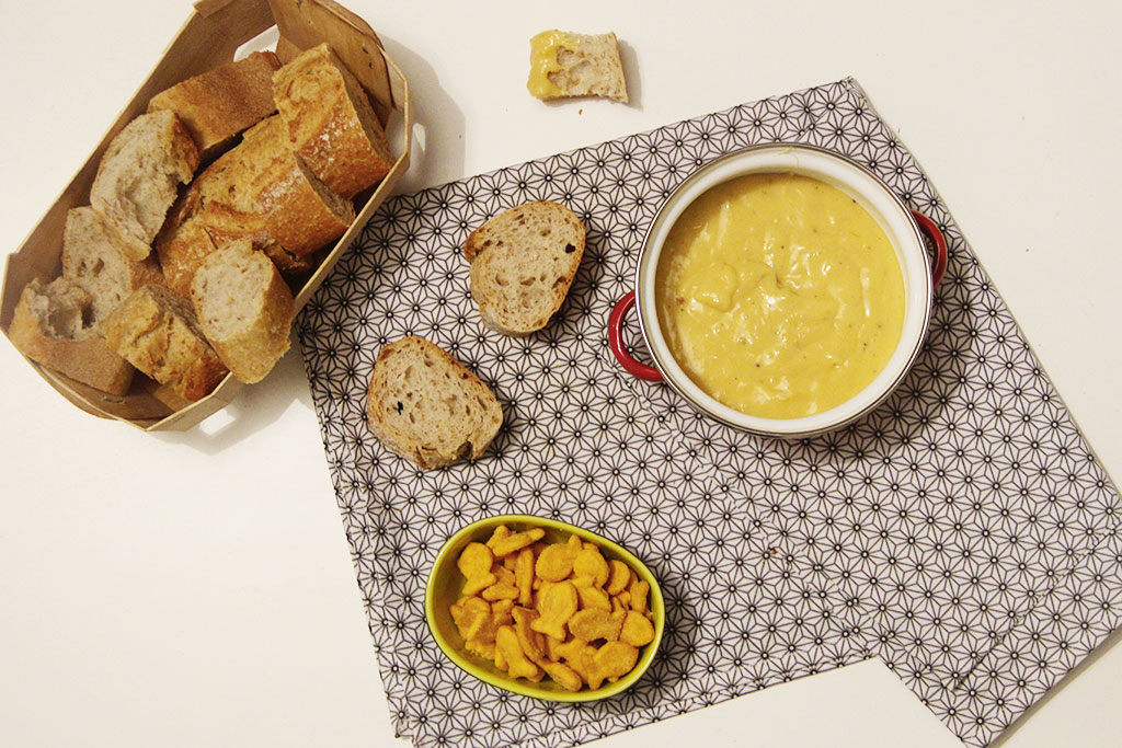 Dip cheddar bière façon welsch - Not parisienne
