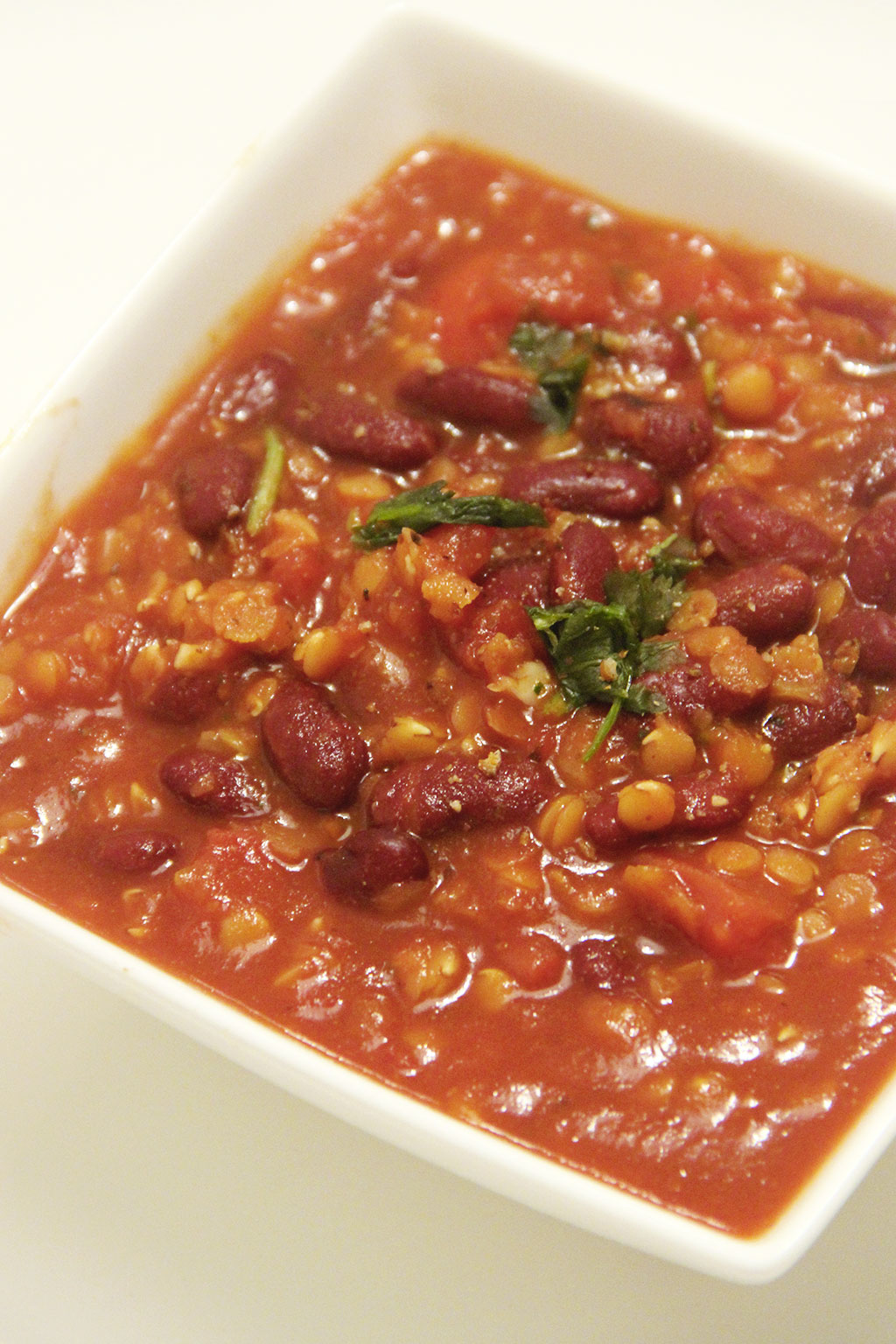 One pot chili aux lentilles corail - Not parisienne