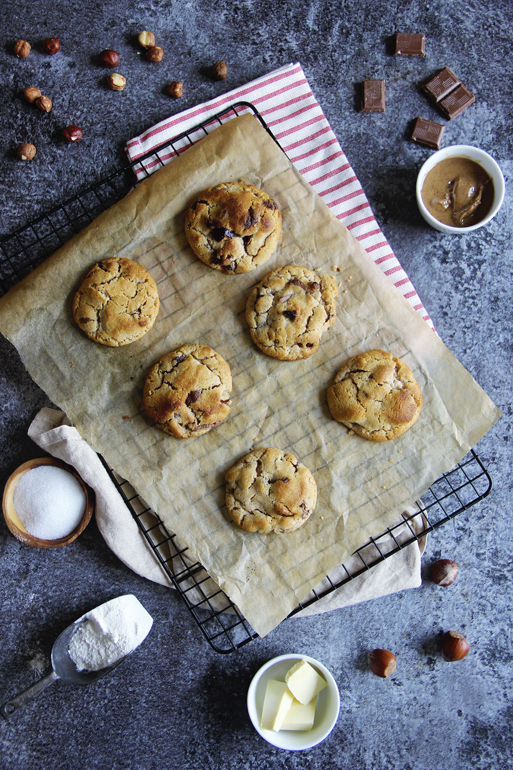 Cookies à la pâte de noisette - Not parisienne