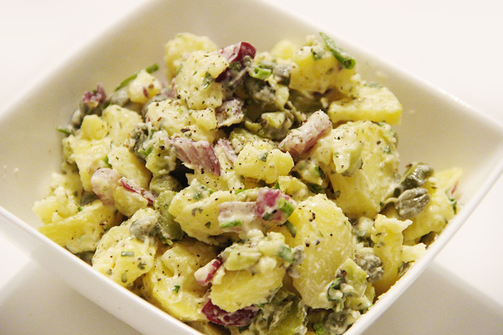 Salade de pommes de terre façon tartare - Not parisienne