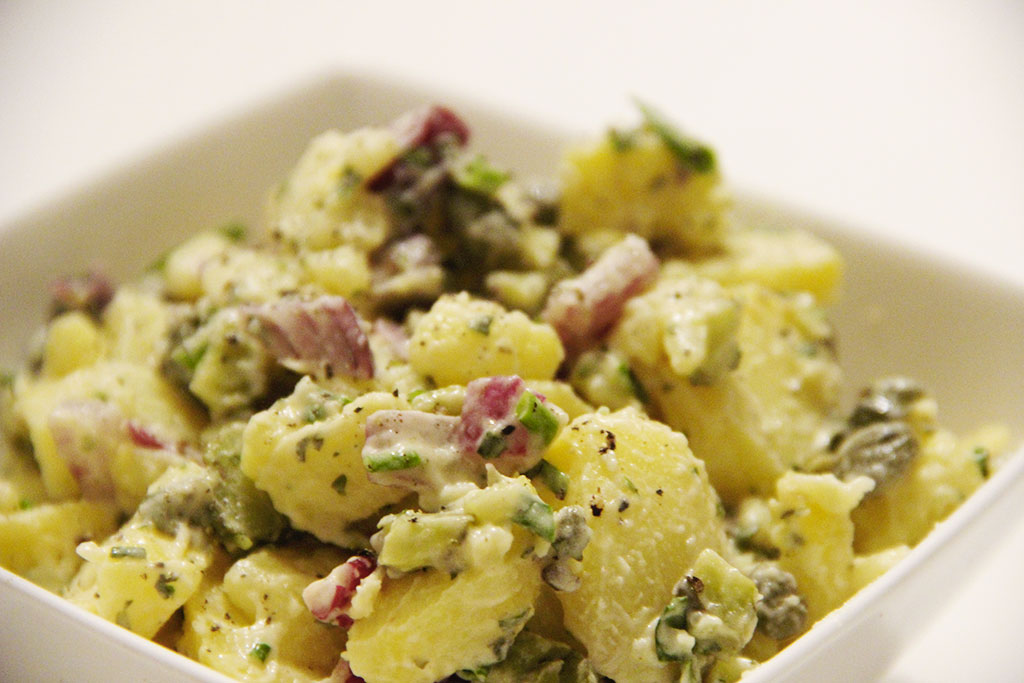 Salade de pommes de terre façon tartare - Not parisienne