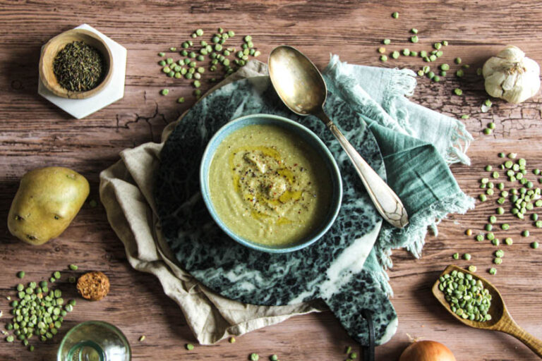 Soupe crémeuse de pois cassés au lait de coco - Not parisienne